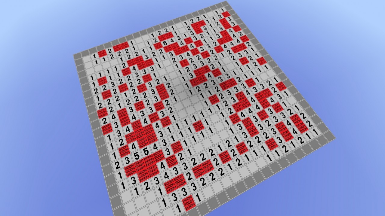 MineSweeper Minecraft Map