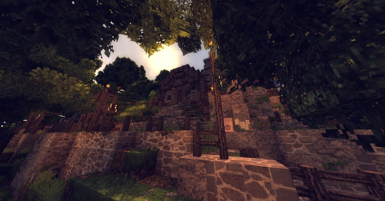 a small village dwarfs : Tinwood Minecraft Map