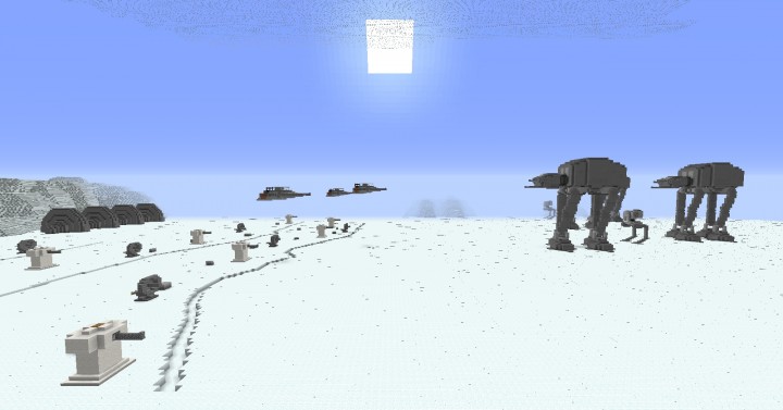 Star Wars Battle In The Snow Minecraft Map