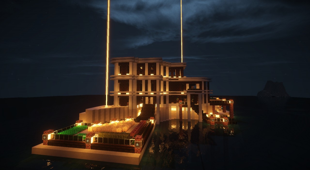 Stylish Modern Beach Home Minecraft Map