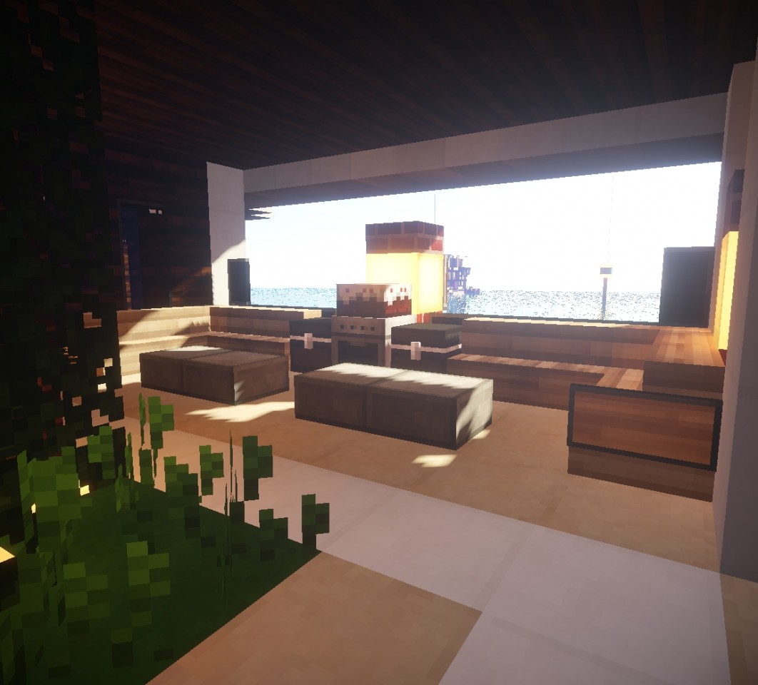 Stylish Modern Beach Home Minecraft Map