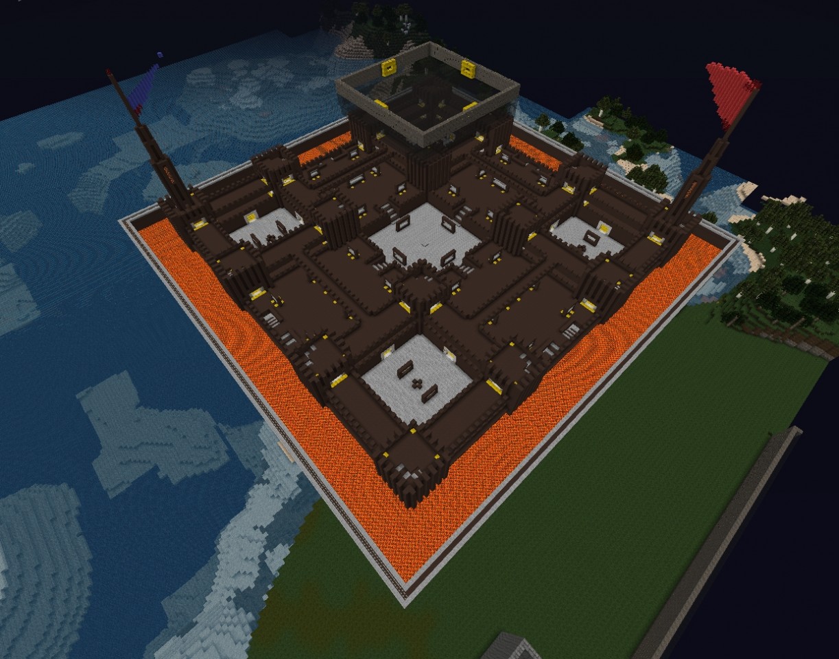 Paintball Castle ( mini Game - paintball ) Minecraft Map