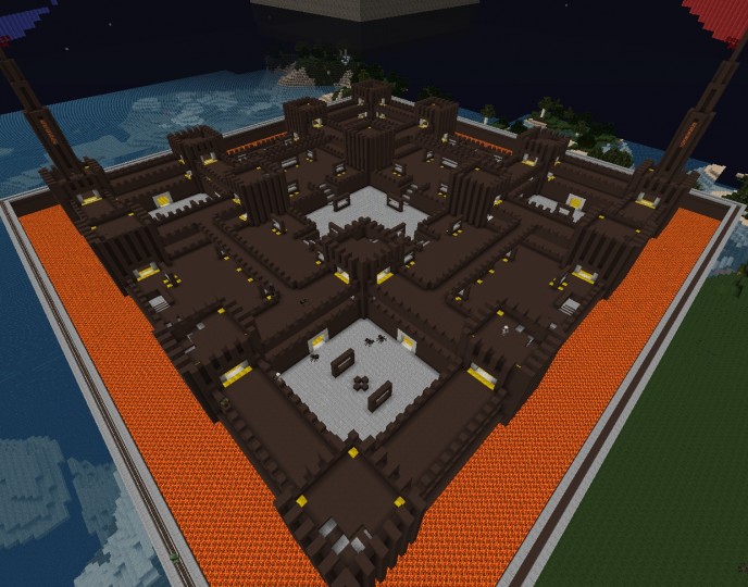 Paintball Castle ( mini Game - paintball ) Minecraft Map