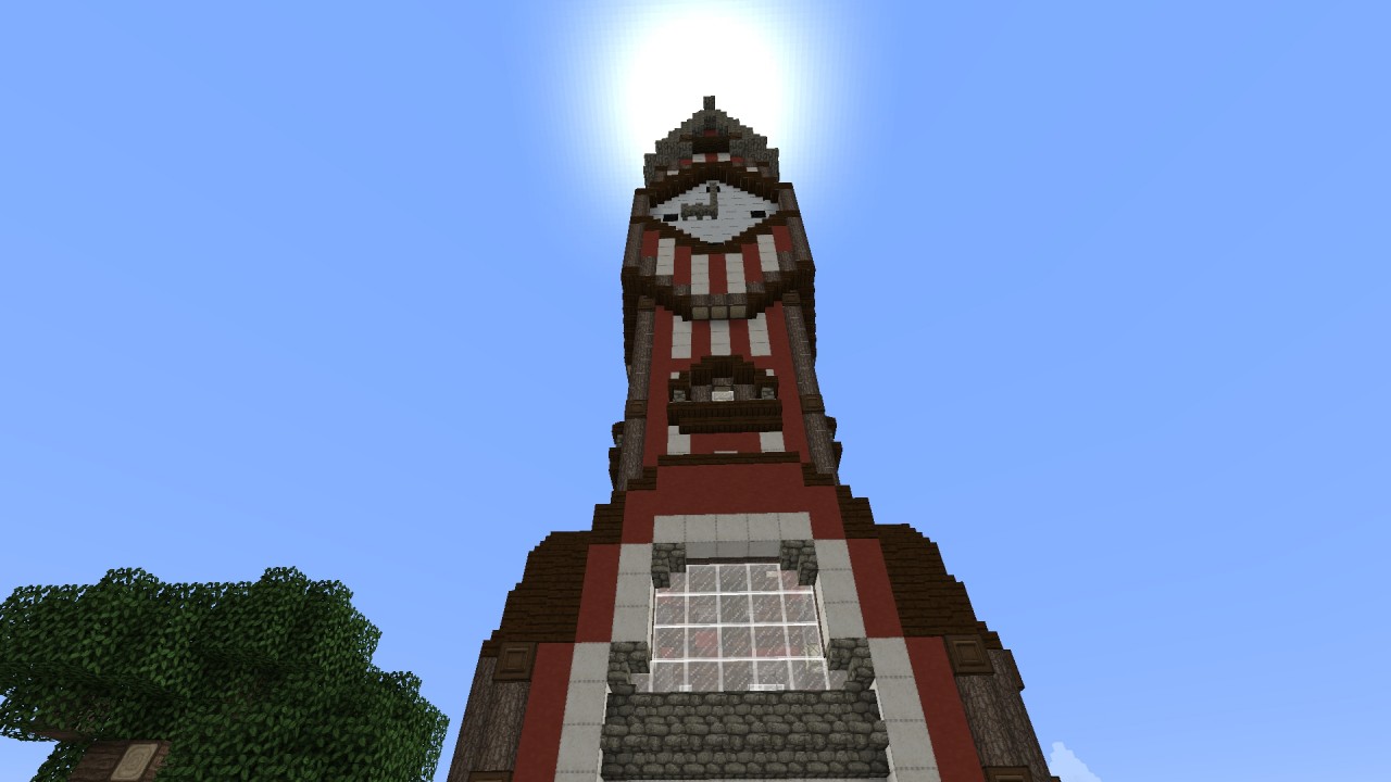 red clocktower Minecraft Map