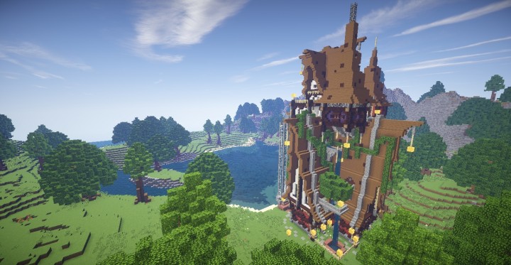 Steampunk House // Maison Steampunk (une de plus!) Minecraft Project
