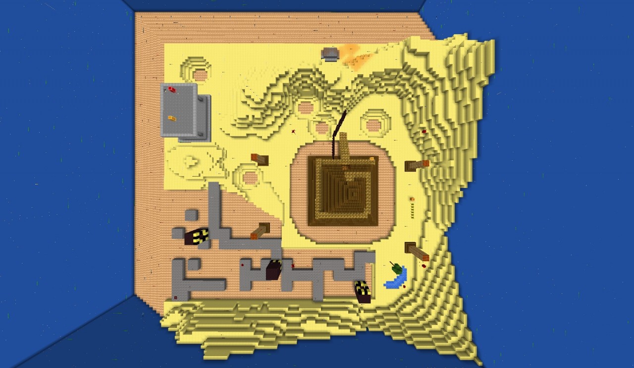 Super Mario 64 -[Shifting SandLand]- Minecraft Map