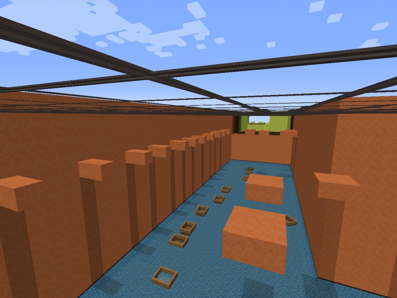 Rainbow Parkour Minecraft Map