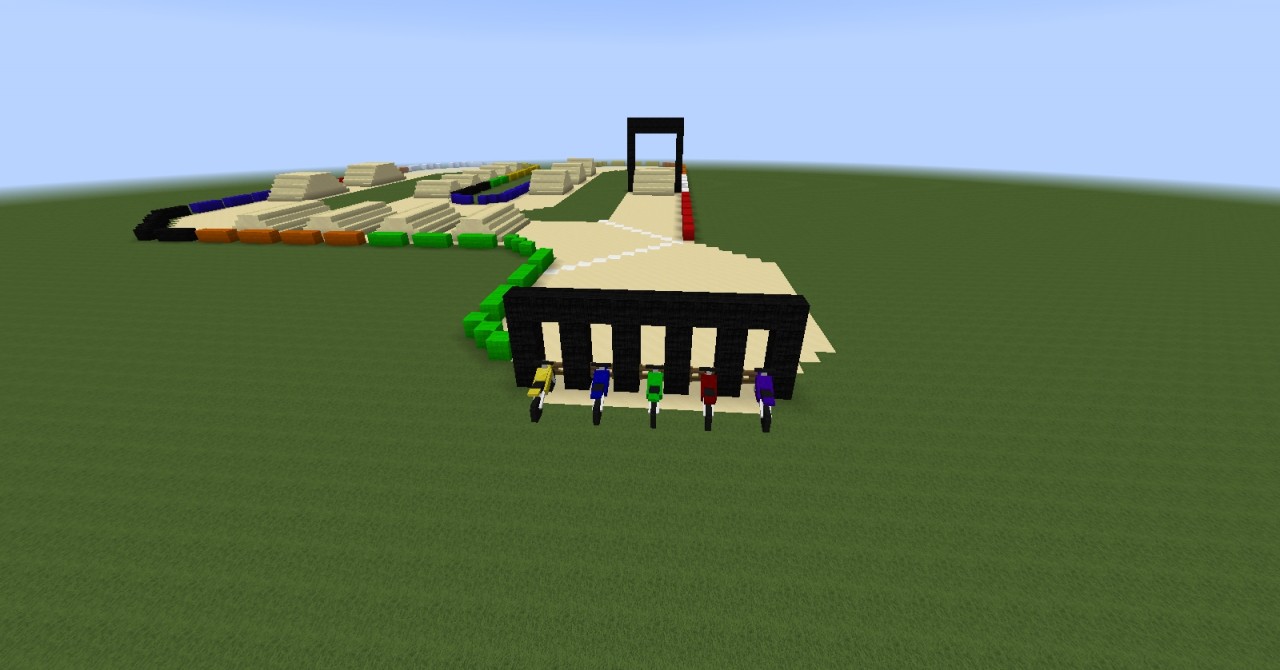 Motocross Track (requires sheenrox82's dirtbike mod for 1.7.10 or 1.6.4 ...