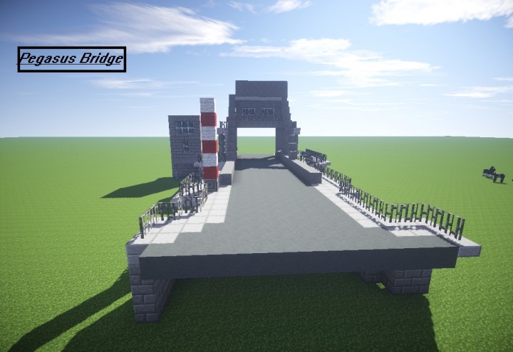 / Pegasus Bridge Normandy 1:1 Minecraft Map