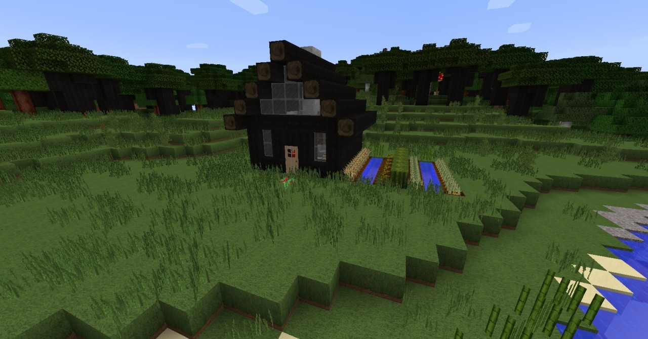 Cabin in the woods Minecraft Map