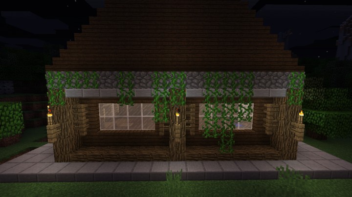 Woodland Cottage Build Minecraft Map