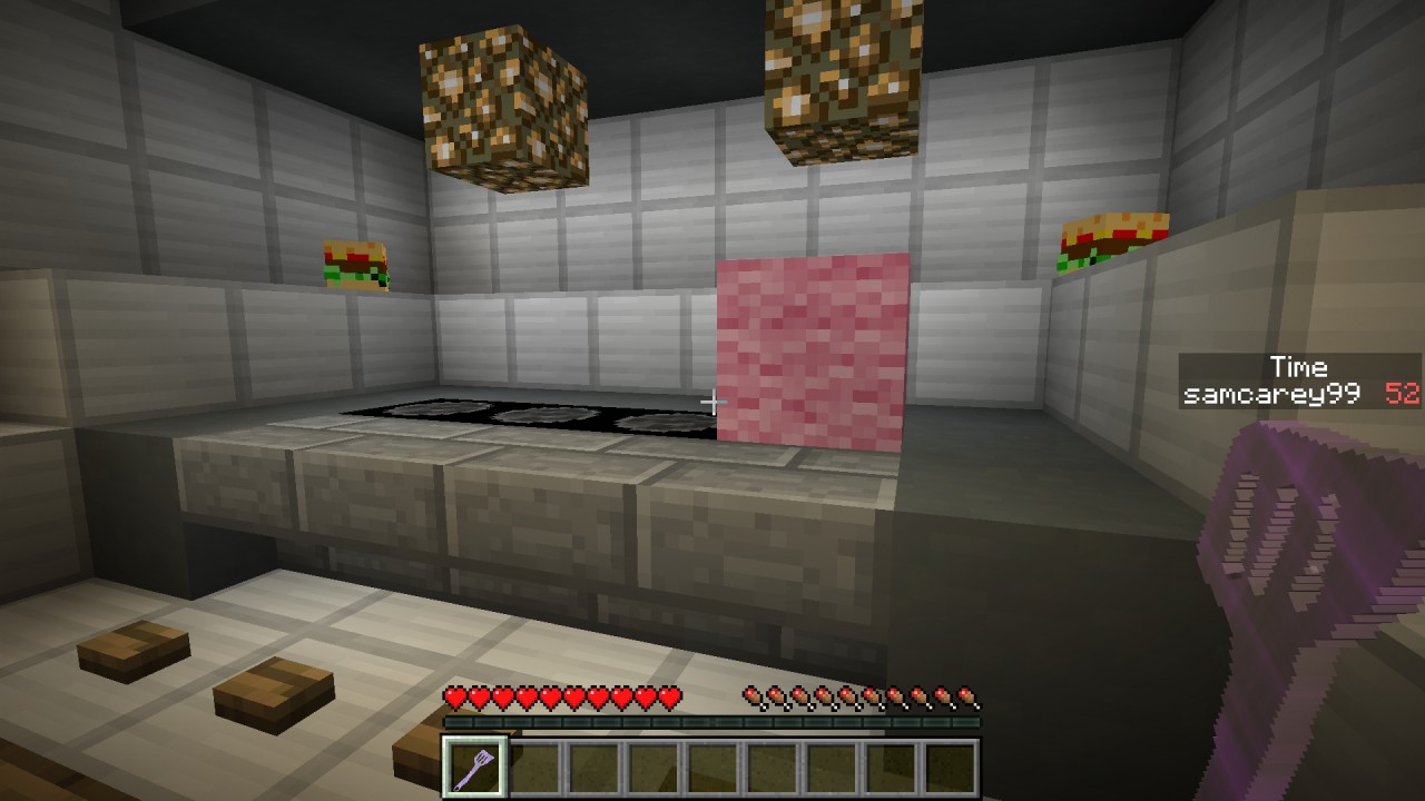 Burger Making Minigame(For minecraft 1.8) Minecraft Map