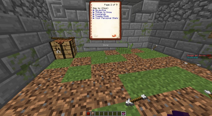 Dodge 'em Arrows Game! - 1.8 Minecraft Map