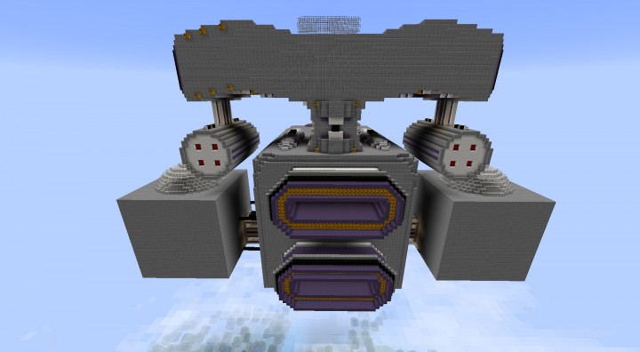 Starship Battlecruiser Minecraft Map
