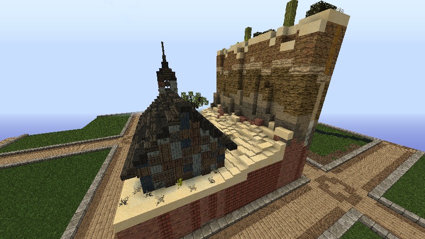 Wild West Chapel,w/ Tutorial Minecraft Map