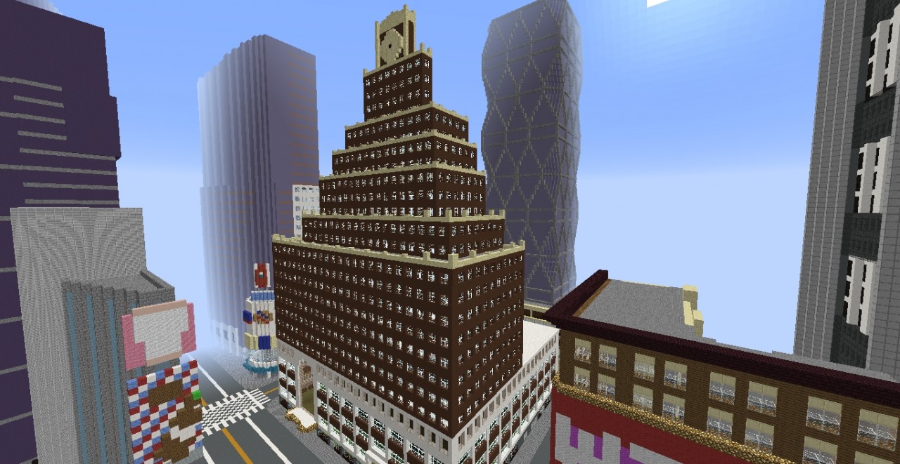 Liberty City from GTA IV 1:1 Minecraft Map