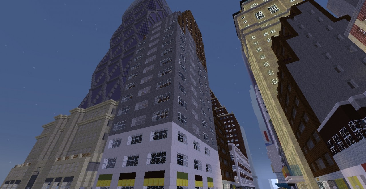 Liberty City from GTA IV 1:1 Minecraft Map