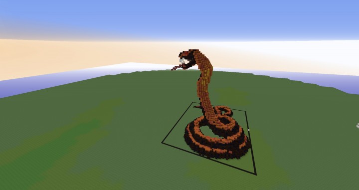 Organic King cobra Minecraft Map