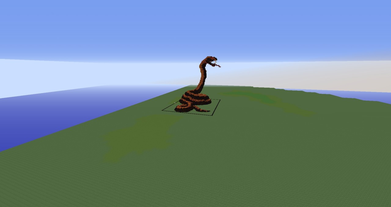 Organic King cobra Minecraft Map