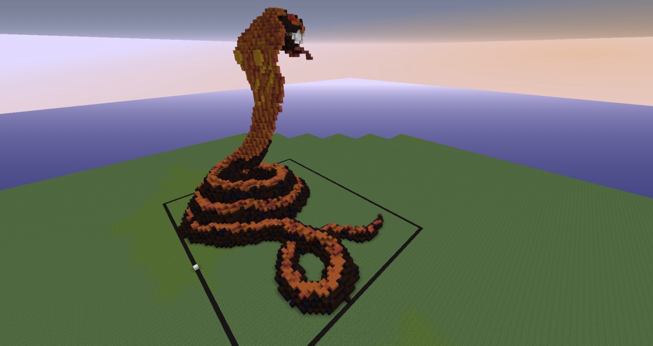Organic King cobra Minecraft Map