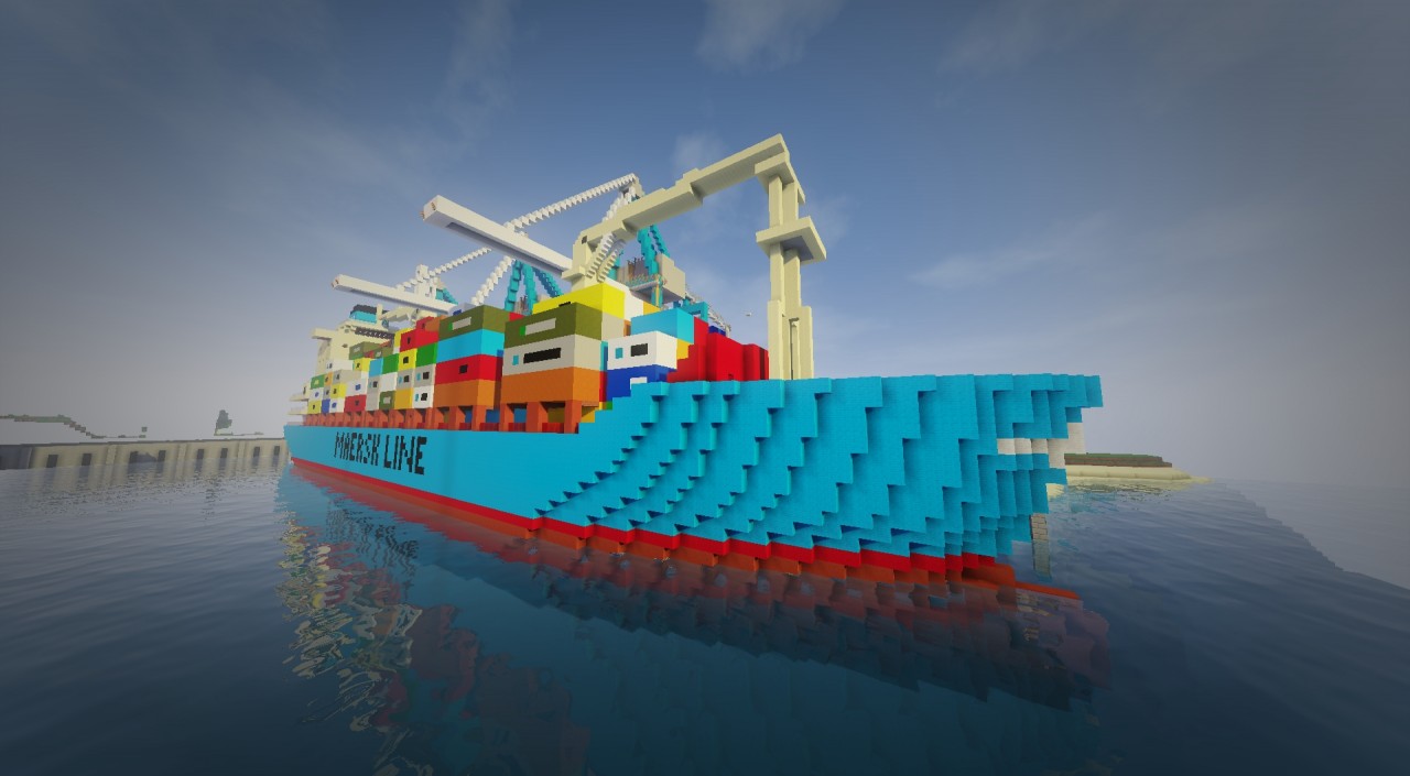 W.I.P. MV Maersk Alabama - Container ship Minecraft Map