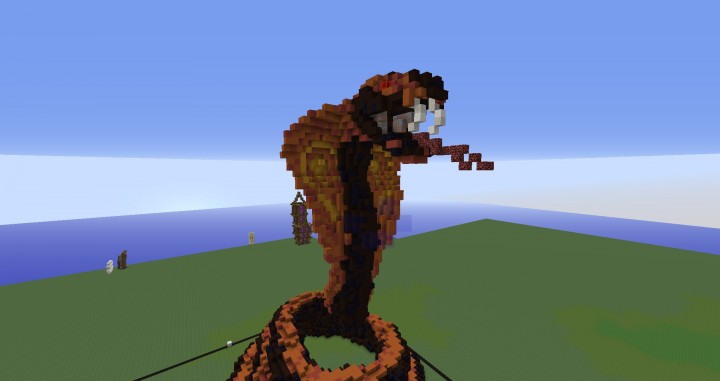 Organic King cobra Minecraft Map