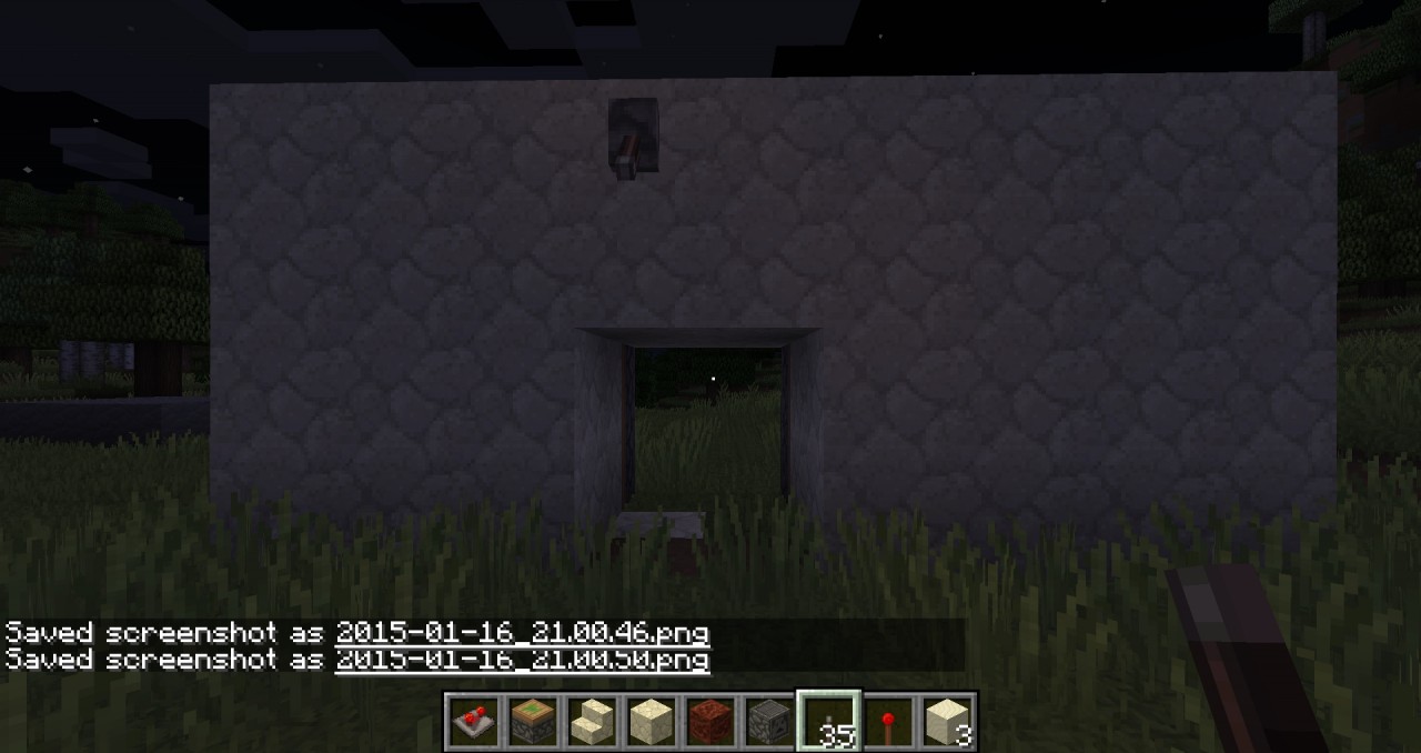 Flat redstone wall Minecraft Map