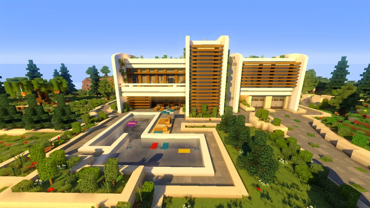 Ecological and Modern house Minecraft Map