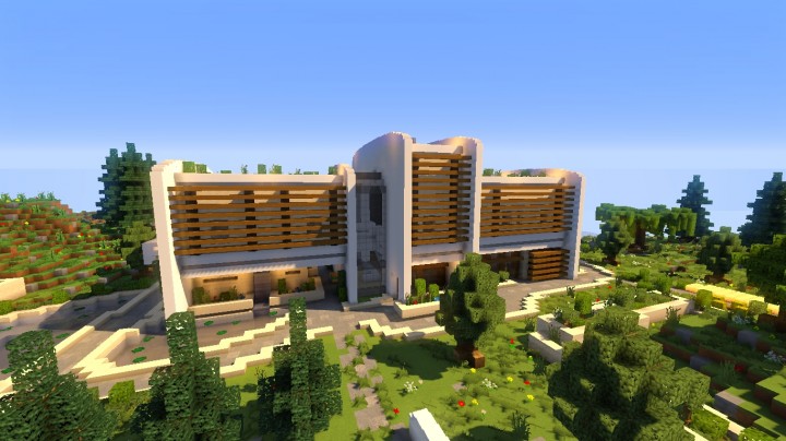 Ecological and Modern house Minecraft Map