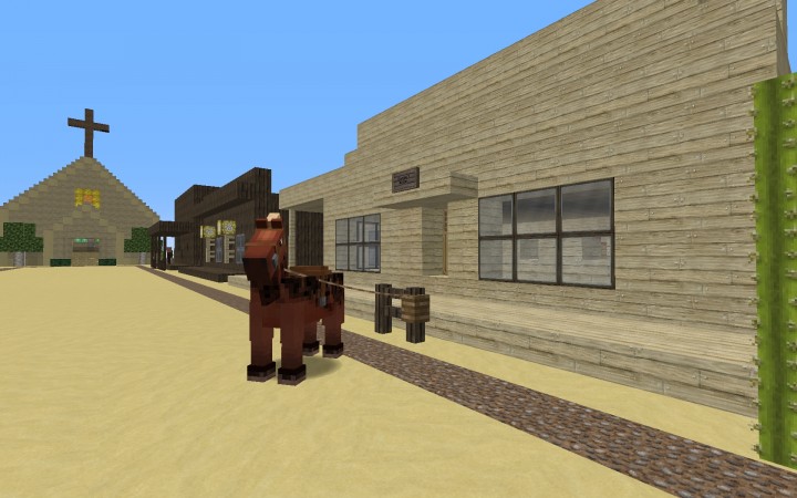 Old Western Town Minecraft Map