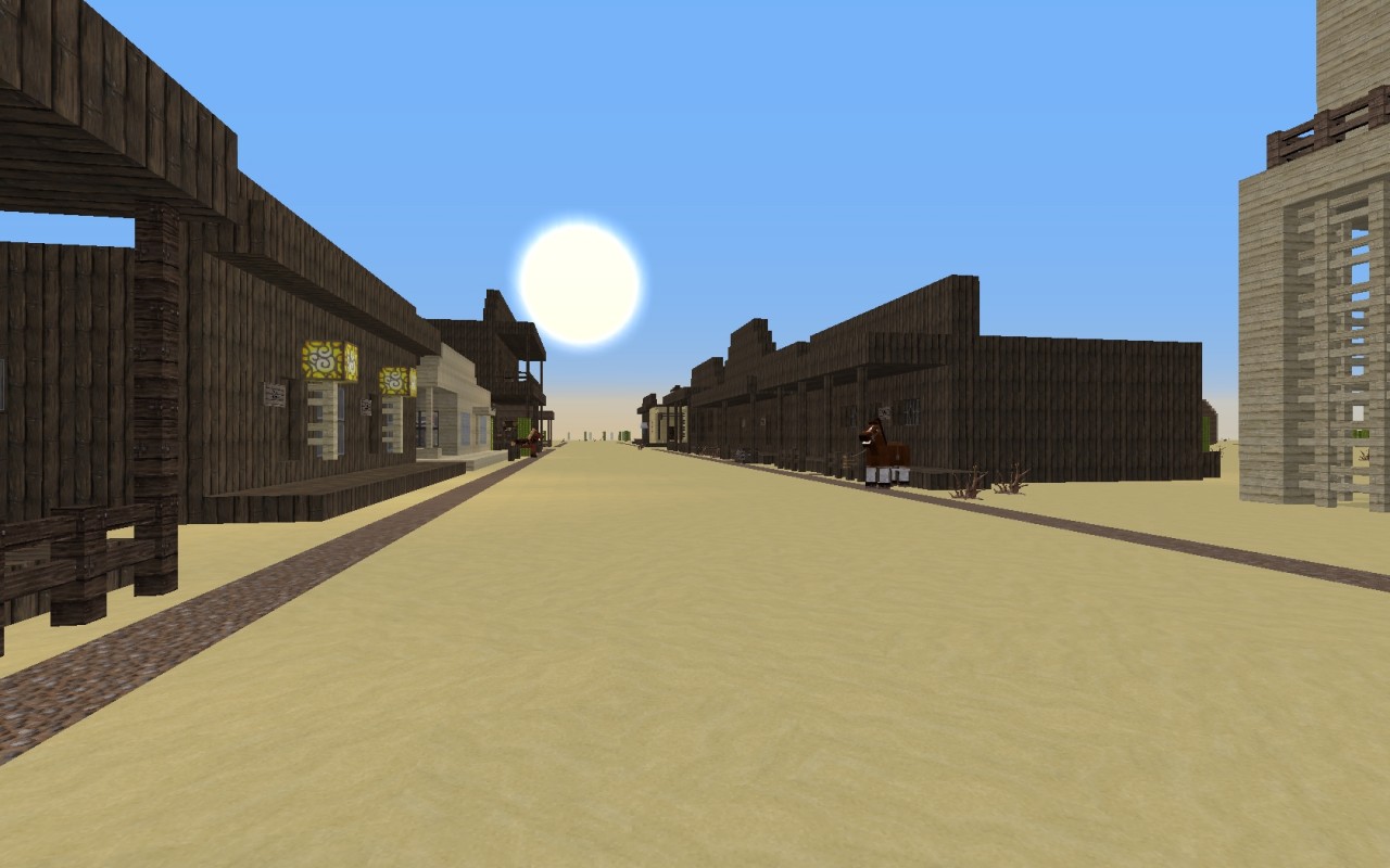 Old Western Town Minecraft Map