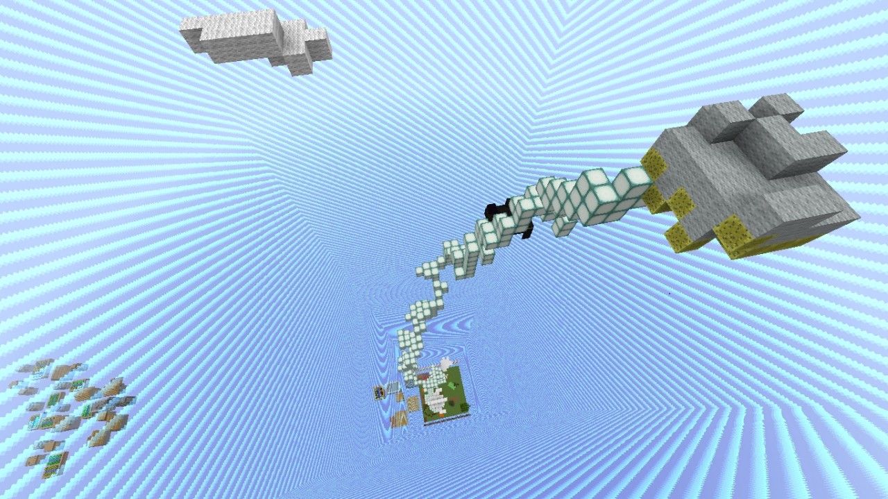 Sky Diving PvP Minecraft Map