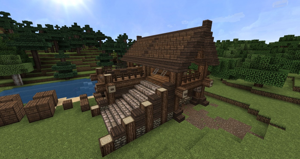 Northern Styled Lumbermill Minecraft Map