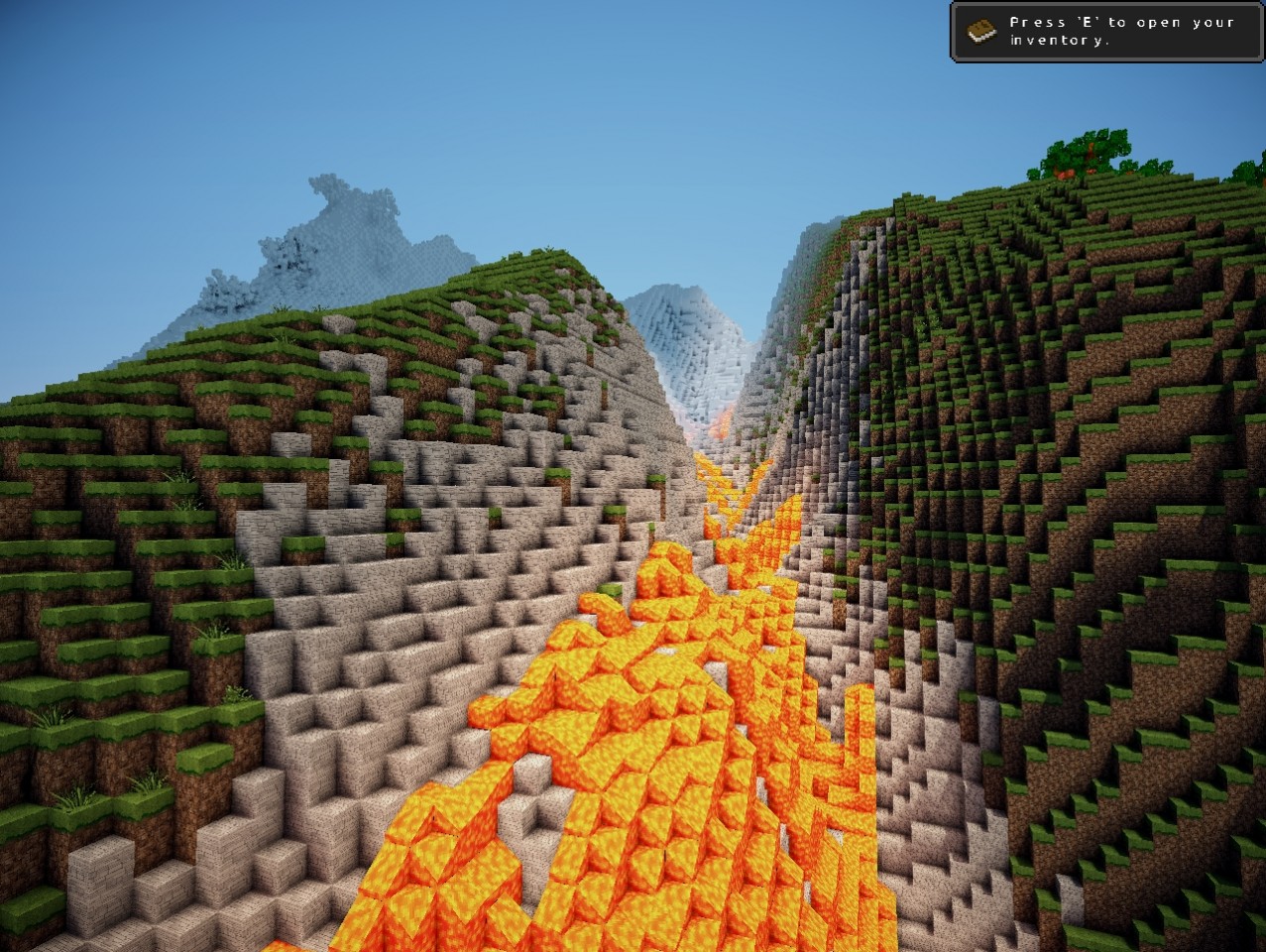 Volcanic Island Minecraft Map