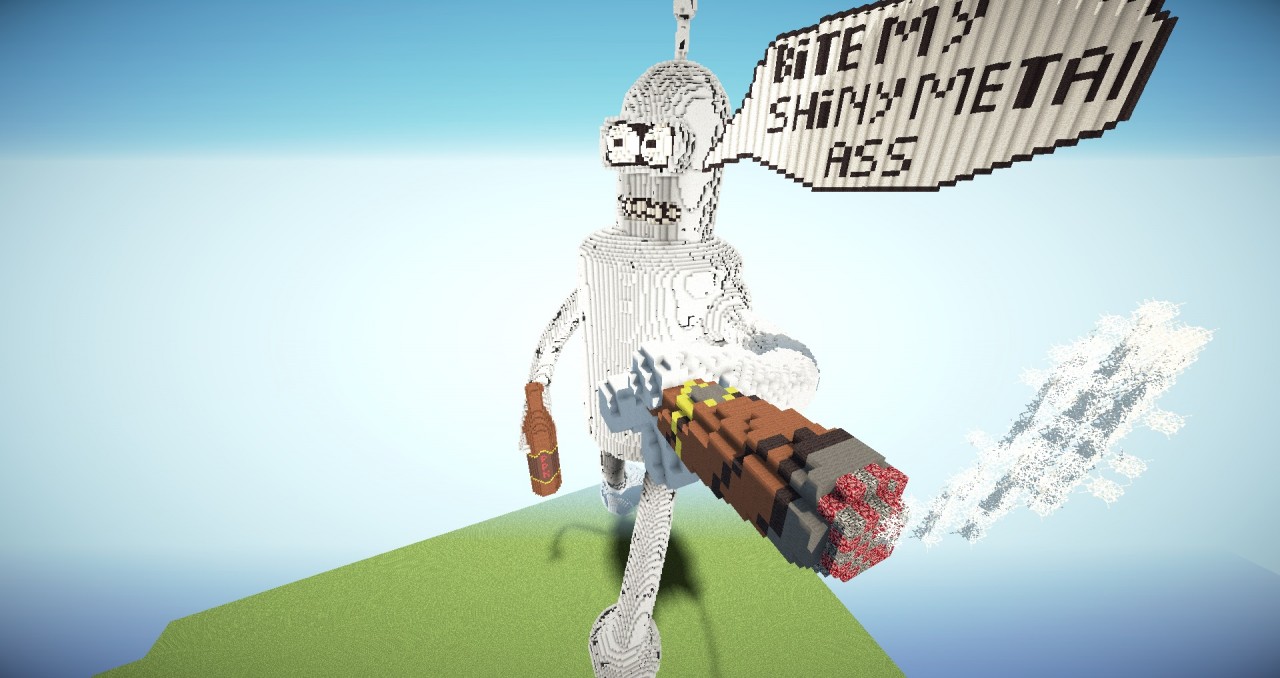 [TimeLapse] Bender / Bite My Shiny Metal Ass Minecraft Map