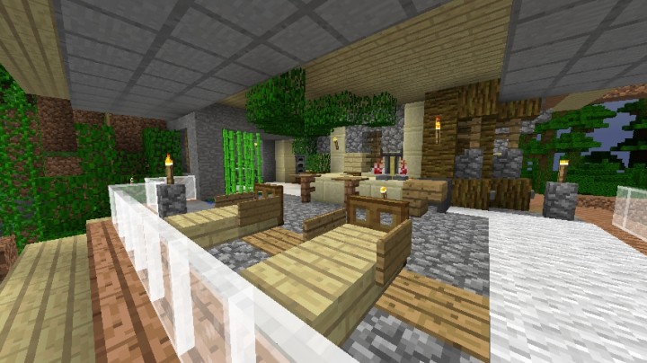 Jungle House with Modern twist Minecraft Map