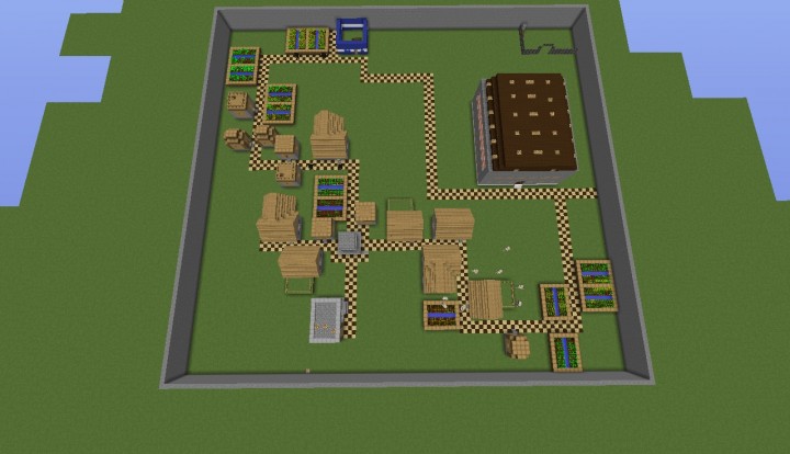 The Wall Minecraft Map