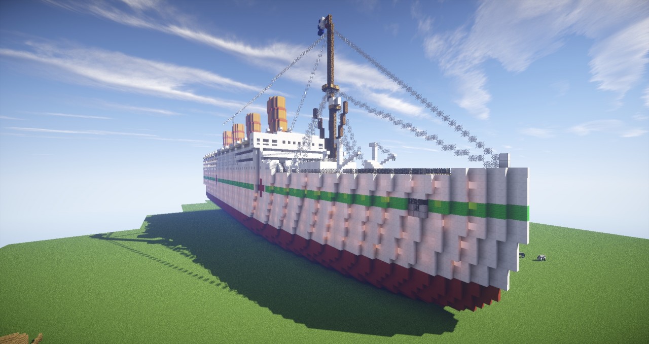 HMHS/RMS AQUITANIA Minecraft Map