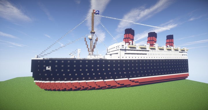 HMHS/RMS AQUITANIA Minecraft Map