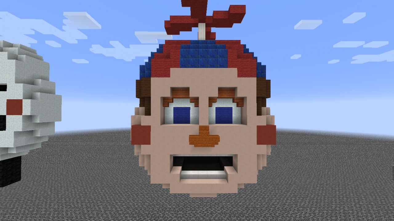 FNAF 1 & 2 Heads Minecraft Map