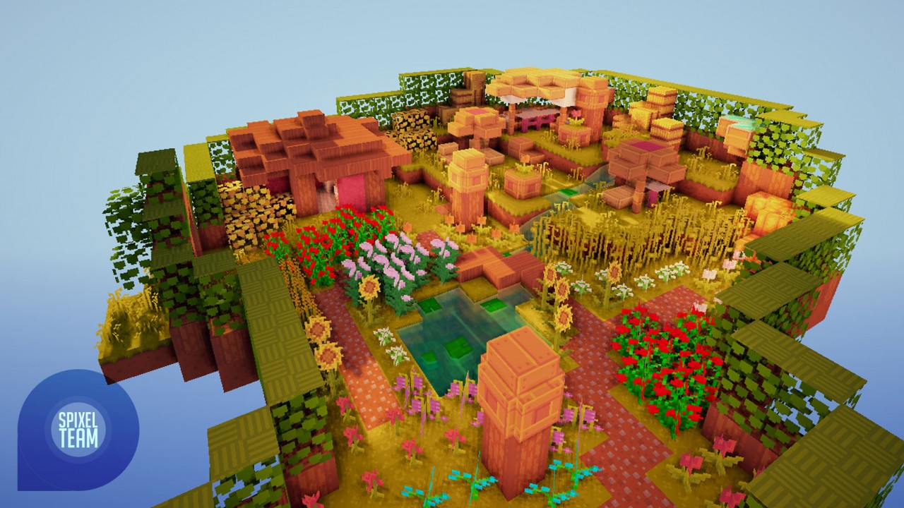 [Free to use] Backyard // Garden Minecraft Map