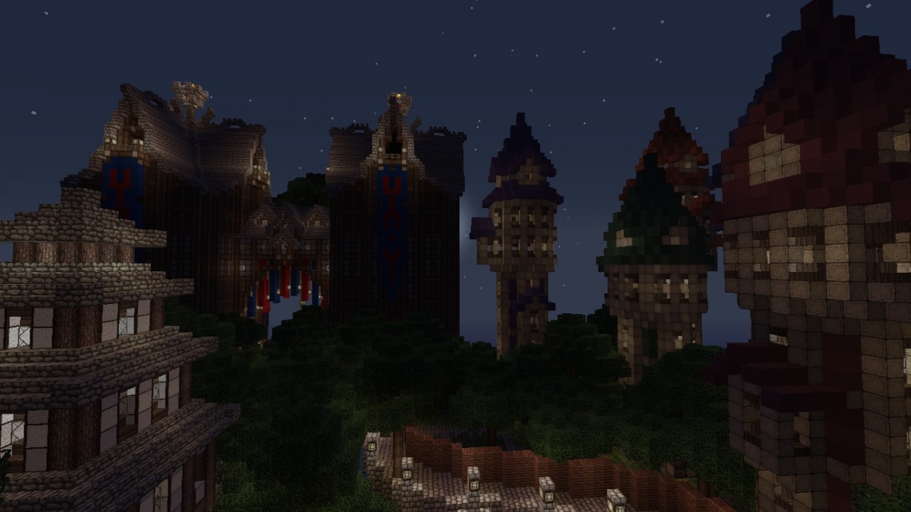 New-Rivera, Medieval steampunk-ish city Minecraft Map