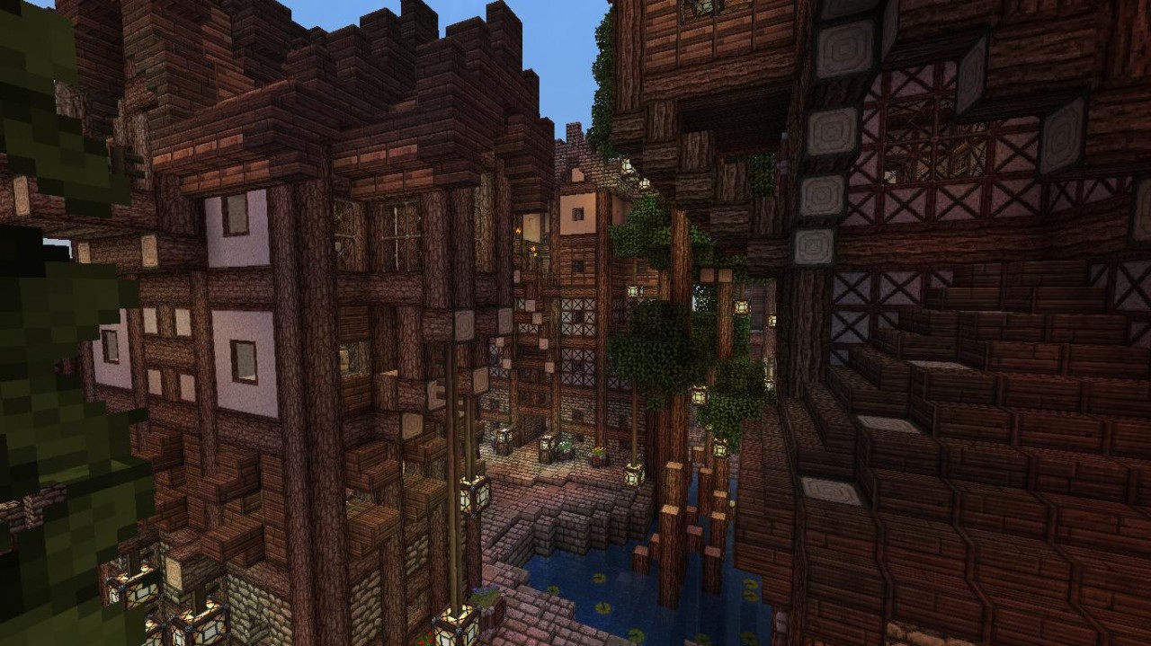 New-Rivera, Medieval steampunk-ish city Minecraft Map
