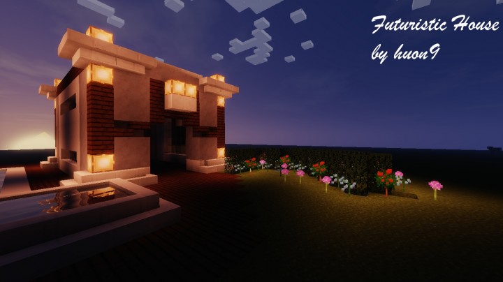 Futuristic House By huon9 Minecraft Map