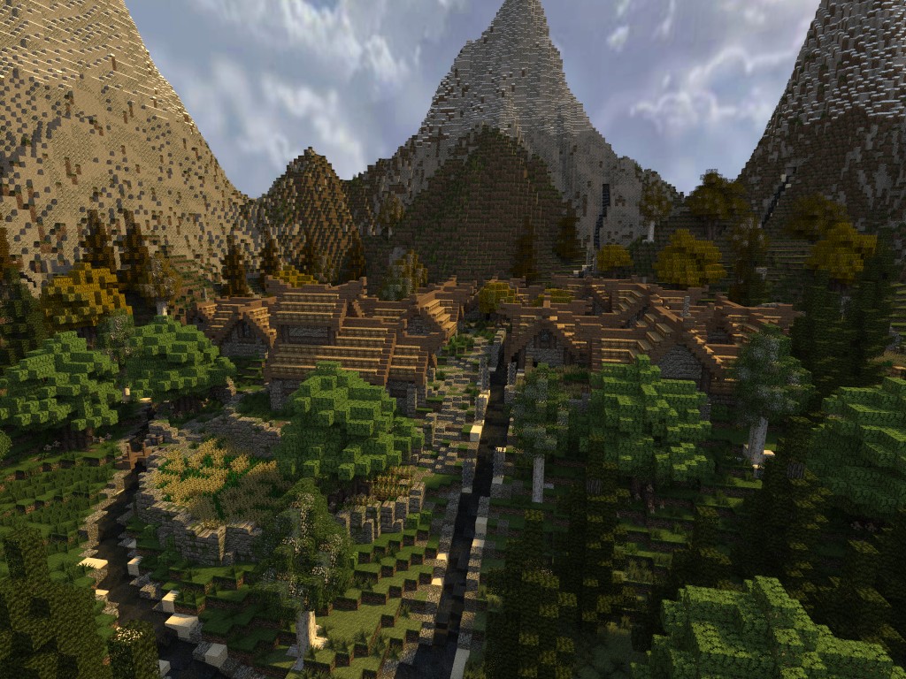 [Cinematic Video!] Town of Carvahall - World of Eragon Minecraft Map