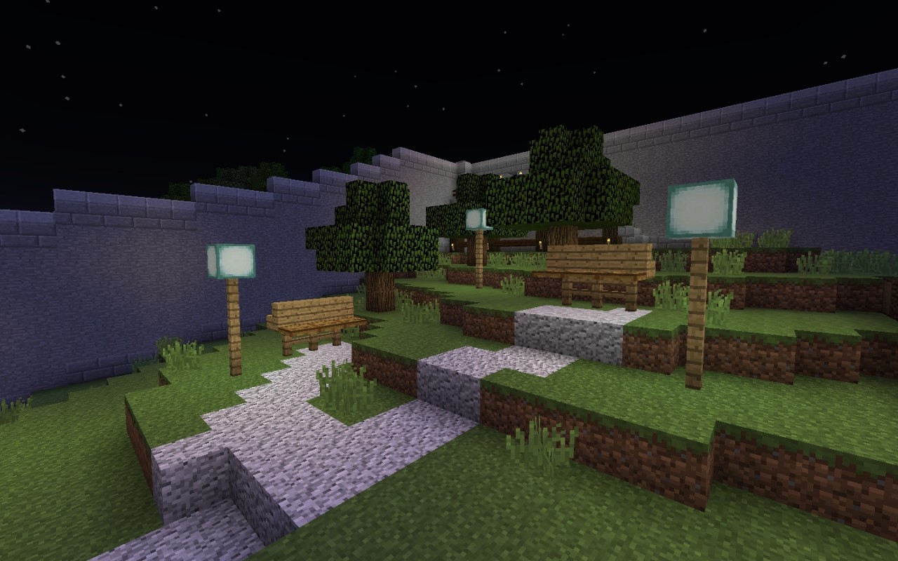 An old town in Minecraft Minecraft Map