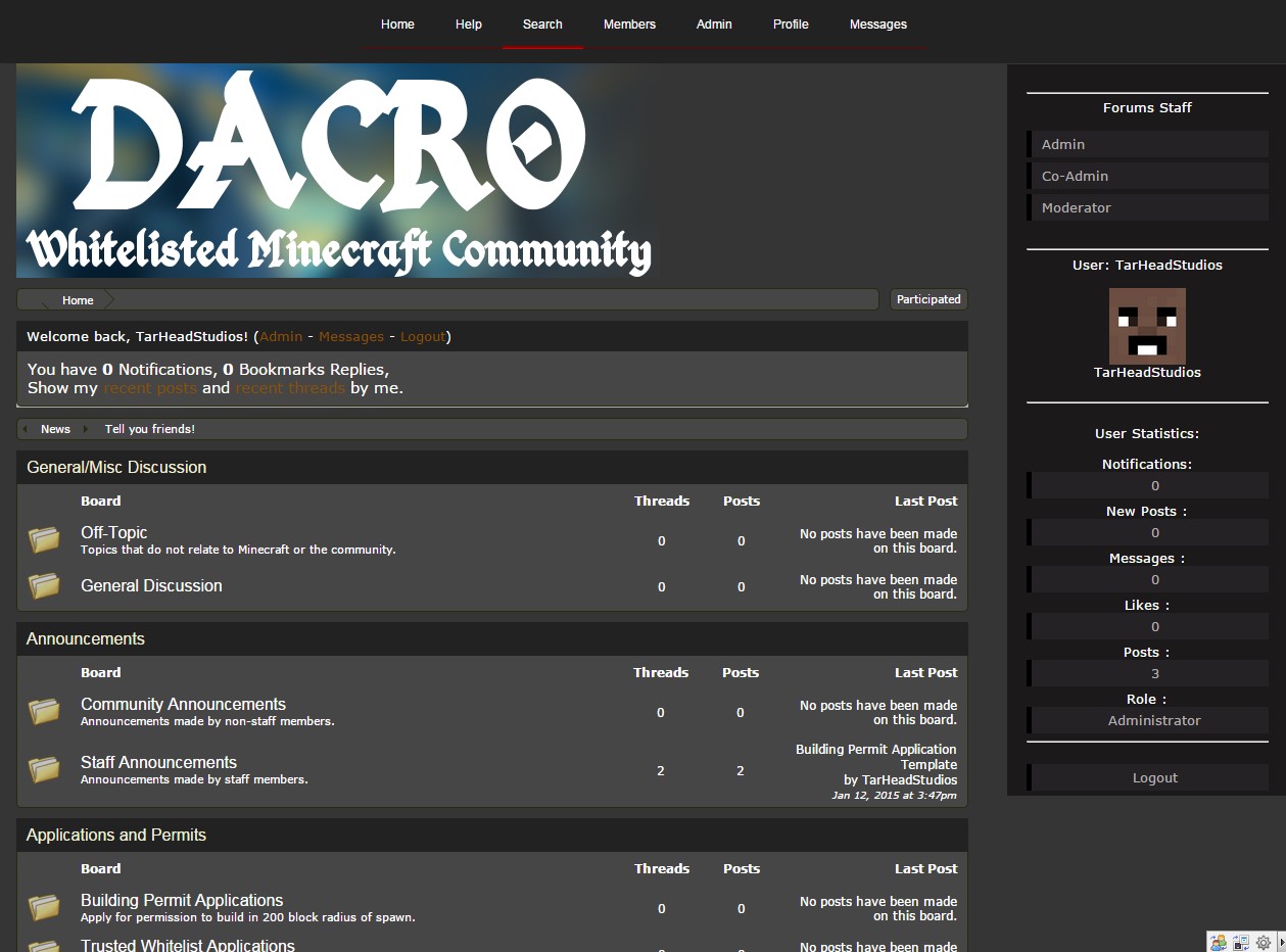 DACRO - WHITELISTED VANILLA Minecraft Server