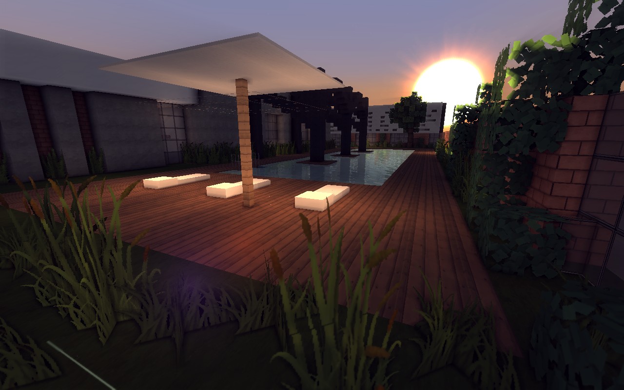 Stadsort Industrial Modern House Minecraft Map