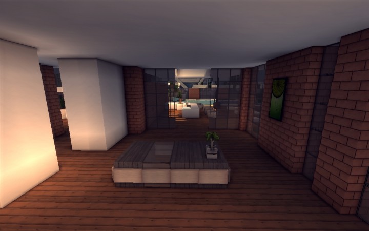 Stadsort Industrial Modern House Minecraft Map