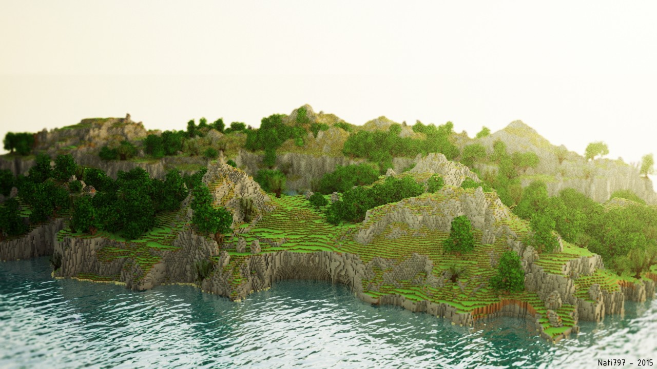Cliff Side - World Painter Minecraft Map